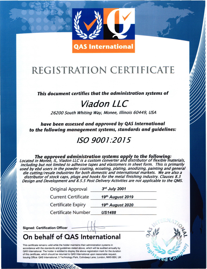 ISO Certification